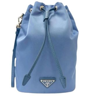 Prada Pre-owned Nylon Bucket Bag - - Pre-owned - Herren - Blau - ONE SIZE