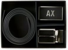 A|X Armani Exchange Ceinture en cuir avec 2 boucles