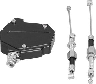 Generic Motorrad-Stunt-Zugkabelhebel, CNC-Aluminium-Ersatz f&uuml;r Motorr&auml;der, Rot (B (schwarz))