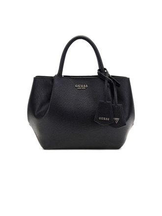 Guess Womens Satchel Bag Black Polyurethane - Satchel-Bags