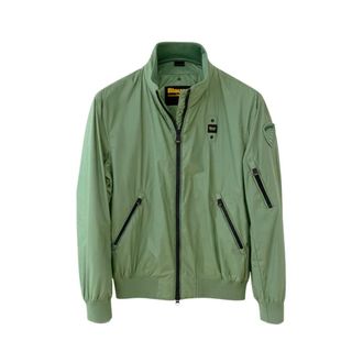 Blauer Homme, Vestes, Vert, Taille: S Brahms Bomber Jacket