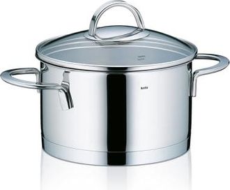 KELA 10958 Marmite Cailin en Acier Inoxydable, Argent Brillant 16 x 16 x 10 cm