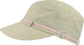 Eisley Damen Cap Kilauea Mit Upf50+ * Cooldry Innenband Atmungsaktiv & Schnell Trocknend Kordelzug, Beige/Rose, Einheitsgröße EU