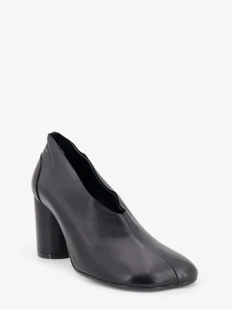 Maison Margiela Womens Leather Pumps Anatomic Toe Black High Heel Shoes