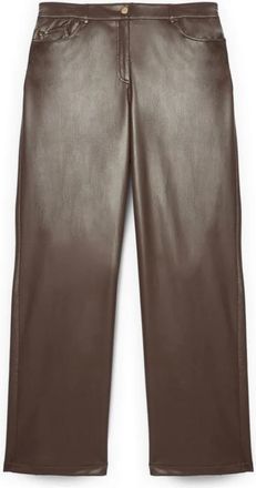 Fiorella Rubino Femme, Pantalons, Brun, Taille: 42 FR Pantalon Droit