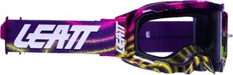 Leatt Velocity 5.5 Maske - Zebra Neon - hellgraue Linse 58 %