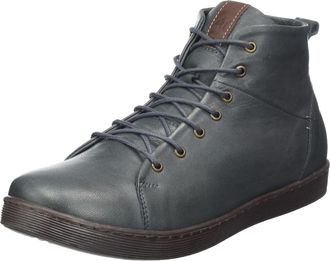 Andrea Conti Damen Sneaker, Schiefer/Mokka, 35 EU