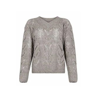 D.exterior Damen, Strickwaren, Grau, SGr&ouml;&szlig;e