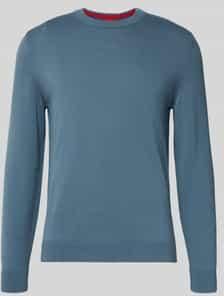 HUGO BOSS Regular Fit Strickpullover aus reine Baumwolle Modell SAN CASSIUS-C2