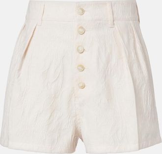Etro Short en coton m&eacute;lang&eacute;