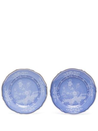 Ginori 1735 Oriente Italiano Teller-Set - Blau