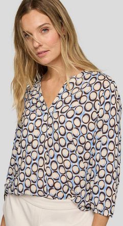 Rabe Druckbluse 3/4-Arm, mit grafischem Muster