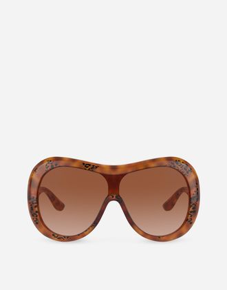 Dolce & Gabbana Sonnenbrille Dna - Frau Sonnenbrillen Animal-print Acetat Onesize