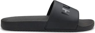 HUGO BOSS Sandales Timein_slid_sylg 10280037 01Slide pour homme, Noir, 39 EU