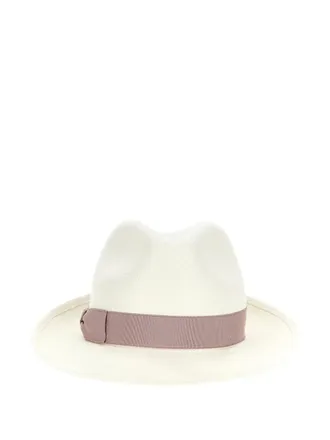 Borsalino chapeau Monica - Blanc