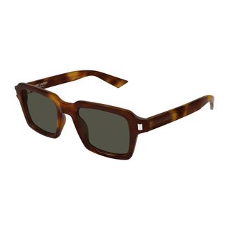 Saint Laurent Square Sonnenbrillen - - Accessories - Herren - Braun - 50 MM