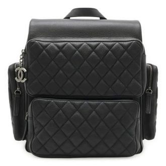 Chanel Pre-owned Vintage Backpack - Homme - Pre-owned - Noir - Taille: ONE Size