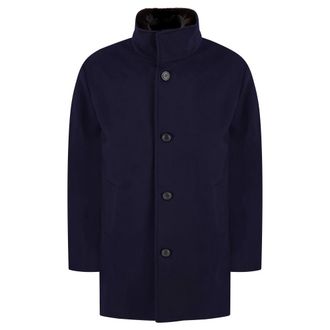 Paul & Shark Homme, Manteaux, Bleu, Taille: XL Single-Breasted Manteaux