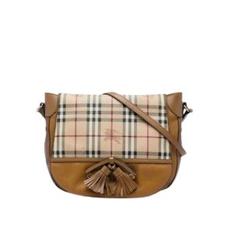 Burberry Sac bandouli&egrave;re Pre-owned - Femme - Pre-owned - Beige - Taille: ONE Size