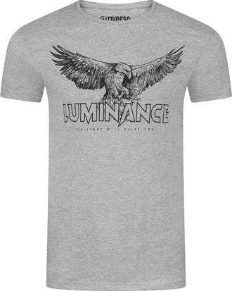 Riverso Tshirt Herren Baumwolle Regular Fit RIVLeon Rundhals Kurzarm Sommer Tee Shirt Print, Größe:5XL, Farbe:Grey Melange Standard 1 (SJD)