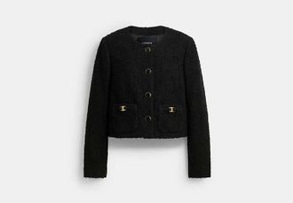 Coach Heritage C Boucl&eacute;-Jacke