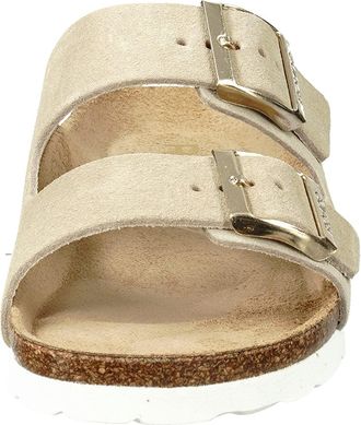 Rohde ALBA Damen, Frauen, Pantoletten, Slipper,Slides,Sandalen,Sommerschuhe,Freizeitschuhe,Sandalen,Freizeitschuhe,Mules,Elfenbein,39 EU