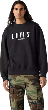 Levi's Relaxed Graphic Sweatshirt Sweatshirt Herren, Schwarz (0455), M