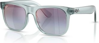 Ray-Ban unisex, Accessoires, Bleu, Taille: 48 MM Junior Justin Lunettes de soleil