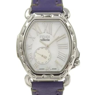 Fendi Montre Pre-owned en acier inoxydable - Femme - Pre-owned - Violet - Taille: ONE Size
