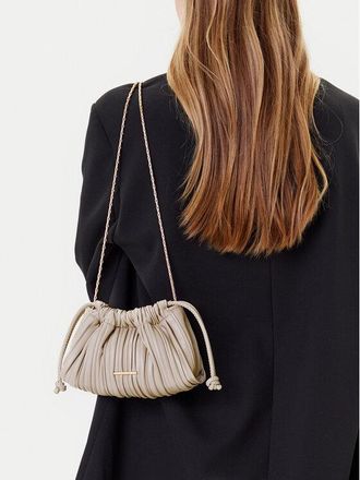 Calvin Klein Handtasche Plisse Mini Drawstring Bag LV04F3077G &Eacute;cru