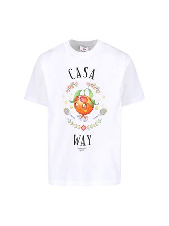 Casablanca T-Shirt Casa Way Orange Mascot