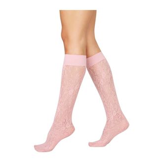 Swedish Stockings Femme, Sous-v&ecirc;tements, Rose, Taille: ONE Size Rosa Lace Knee-Highs