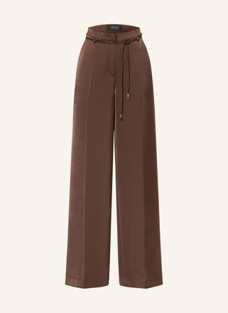 Marc Cain Marlenehose Warri Aus Satin braun