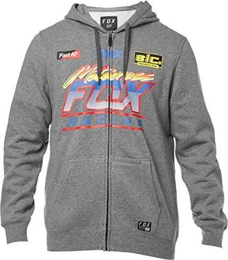 Fox Racing Jetskee Fleece Zip Hoody Medium Heather Graphite