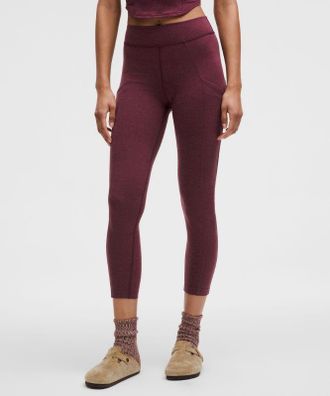 lululemon Legging taille haute Softy Suedey pour Femmes - 64 cm - Taille 14