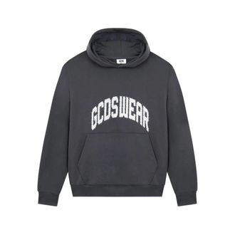 GCDS Kapuzenpullover mit Strasssteinen - - Sweatshirts & Hoodies - Herren - Grau - XL