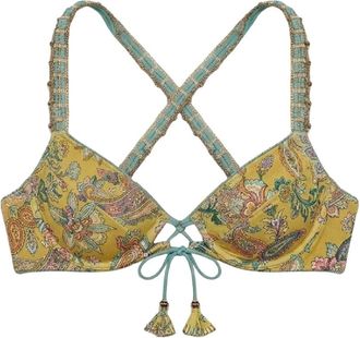 Del Maar Femme, Maillots de bain, Vert, Taille: 40 FR Akana Double-Sided Bikini Top