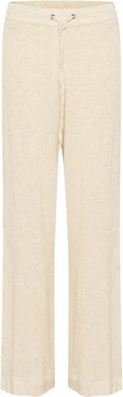 Kaffe Femme, Pantalons, Beige, Taille: 48 FR Wide Pantalons
