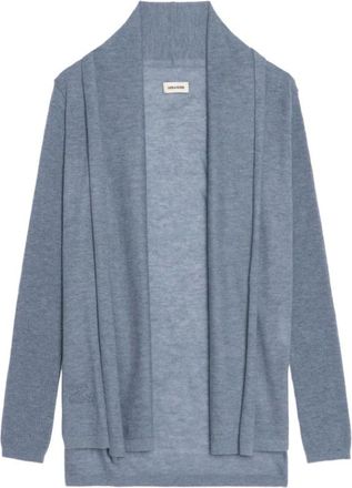 Zadig&Voltaire Femme, Pulls, Gris, Taille: 36/38 FR Robyn Cp Wings Strass