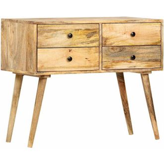 vidaXL Vidaxl - Buffet 85 x 40 x 71 cm Bois de manguier massif