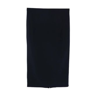 Marina Rinaldi Bleistiftrock mit Rei&szlig;verschluss - - Skirts - Damen - Blau - 2XL