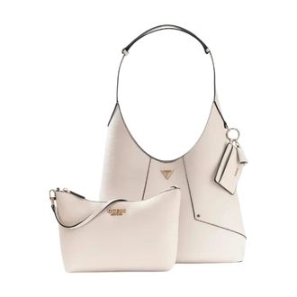 Guess Femme, Sacs, Blanc, Taille: ONE Size Sac port&eacute; &eacute;paule 2 en 1