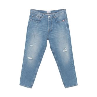 Amish Homme, Jeans, Bleu, Taille: W33 Jeans droits