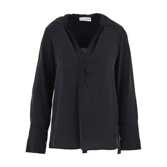 Attic and Barn Schwarze Blusen f&uuml;r Damen - - Blouses & Shirts - Damen - Schwarzk - 2XS