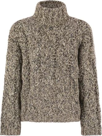 Brunello Cucinelli Homme, Pulls, Beige, Taille: S Pull col roul&eacute; chin&eacute;