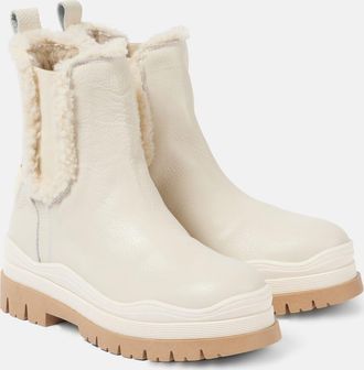 Bogner Chelsea Boots Arosa 8 aus Leder mit Shearling
