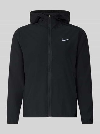 Nike Trainingsjacke mit Logo-Print und Stehkragen