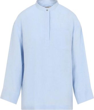 Max Mara Femme, Blouses et Chemises, Bleu, Taille: 36 FR Cantico Korean Shirt