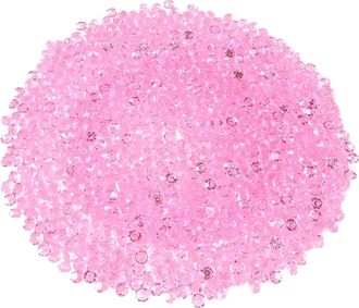 Garneck Sewroro 000 St&uuml;ck Acryl Strasssteine 45mm Flach Transparente Vasenf&uuml;ller Tischkonfetti f&uuml;r Hochzeitsdeko und Selbstgemacht Bastelprojekte