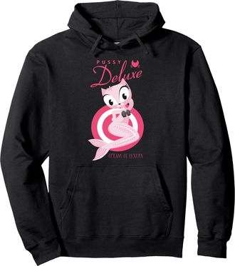 Pussy Deluxe Pink Mermaid Cat Pullover Hoodie